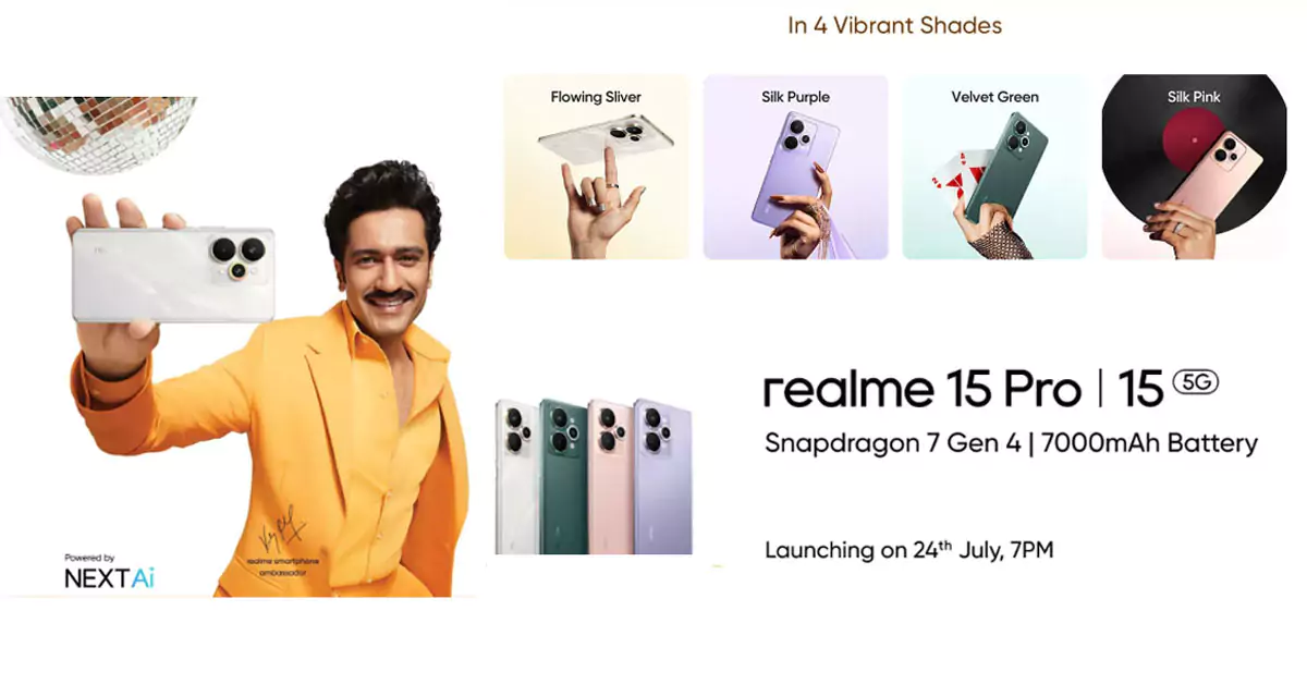 Realme 15 Pro and 15 5G Launching with Snapdragon 7 Gen 4 and 7000mAh Battery - Realme Bangladesh
